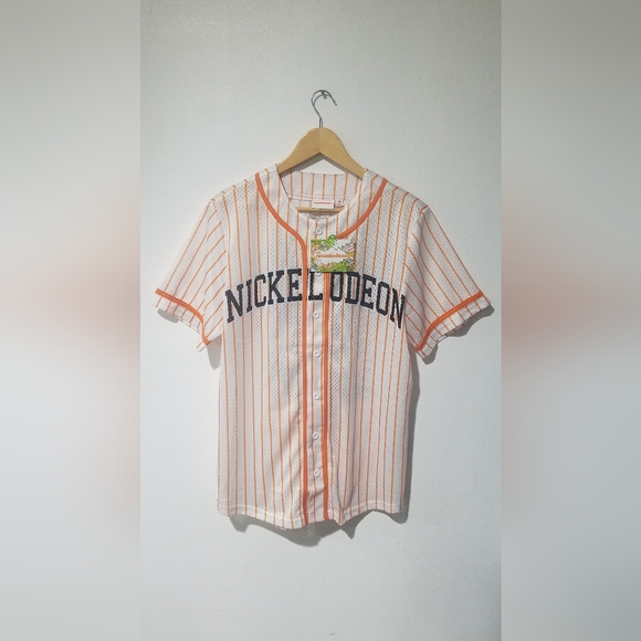 Nickelodeon | Shirts | Nickelodeon Baseball Jersey Graphic Rugrats Hey ...